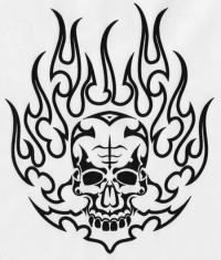 Demon Tattoo Outline Drawing Patterns